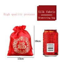 China Festive Color Bundle Pocket Satin Material For Gifts Collection for sale