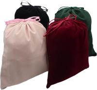 China Shockproof Velvet Drawstring Bag 8x10 inch Reusable Protective Pouch for Jewelry Gifts for sale