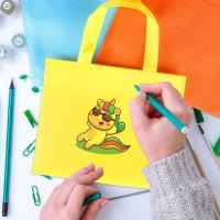 China Non Woven Small Goodie Tote Gift Bags with Handles 20 Pcs 9.84x8.27 Inches for Kids Birthday Baby Shower for sale