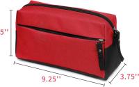 China Large Capacity Waterproof Toiletry Bag Travel Organizer 9x3.75x5 Inch Cosmetic Pouch for Men Women for sale