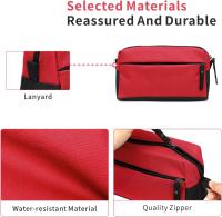China Large Capacity Waterproof Toiletry Bag Travel Organizer 9x3.75x5 Inch Cosmetic Pouch for Men Women for sale