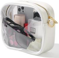 China Durable Soft Ecofriendly Clear Waterproof Large Crossbody Bag With Handle for sale