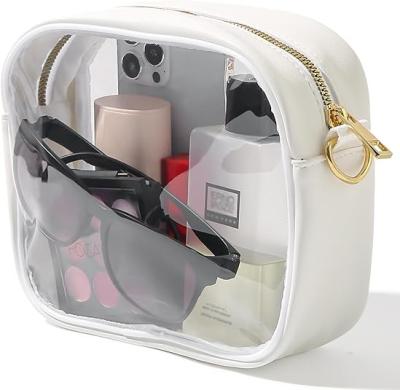 China Durable Soft Ecofriendly Clear Waterproof Large Crossbody Bag With Handle for sale