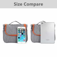 China Water Resistant Fabric Durable Waterproof Hanging Toiletry Bag With Handle for sale