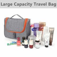 China Water Resistant Fabric Durable Waterproof Hanging Toiletry Bag With Handle for sale