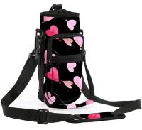 China Custom Neoprene Water Bottle Sleeve with Adjustable Strap for Travel Hiking for sale