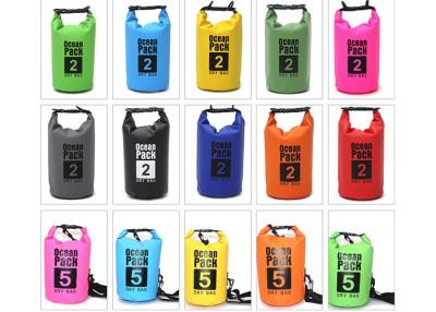 China PVC Waterproof Dry Bag 10L 15L 20L Roll Top Floating Bag for Rafting Boating Kayaking for sale