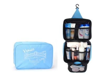 China Canvas Hanging Toiletry Bag Transfer Print For Portable Packaging ODM for sale