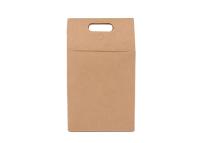 China Custom Brown Kraft Paper Gift Bags with Handles 2000 pcs MOQ Folding Eco Friendly for sale