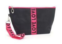 China Custom Polyester Cosmetic Organizer Bag 500 Pcs MOQ Portable Waterproof Makeup Case for sale