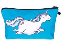 China Custom Unicorn Cosmetic Bag Organizer 18x13.5cm Travel Toiletry Bag OEM for sale