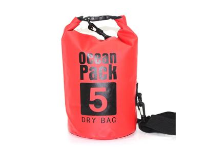 China 5L Small Dry Bag Waterproof Storage Bag for Outdoor Sports Roll Top PVC for sale
