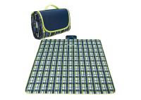 China Custom Logo Extra Large Waterproof Picnic Blanket 80x60 Inch Portable Foldable Outdoor Mat for Camping Travel for sale