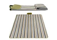 China Polyester Waterproof Picnic Mat with PEVA Backing 150x200cm Foldable Beach Blanket for sale
