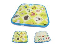 China Baby Picnic Mat Outdoor Waterproof PEVA Backing 300g Fleece Portable Foldable for sale