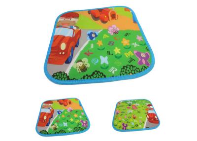 China Baby Picnic Mat Outdoor Waterproof PEVA Backing 300g Fleece Portable Foldable for sale