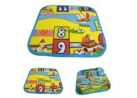 China Baby Picnic Mat Outdoor Waterproof PEVA Backing 300g Fleece Portable Foldable for sale
