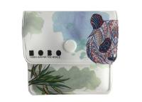 China Custom Mini Pocket Ashtray Fireproof EVA 8x8cm with Aluminum Foil for sale