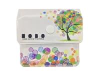 China Custom Mini Portable Foil Ashtray 8x8cm Foldable with Logo Design for sale