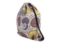 China Custom Large Drawstring Bag Backpack Offset Print 2000 Pcs MOQ Polyester for sale