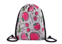 China Custom Printed Polyester Drawstring Backpack Bag with Embroidery Logo 2000pcs MOQ for sale