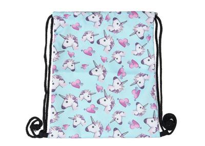 China Custom OEM Waterproof Polyester Ladies Drawstring Backpack 2000pcs MOQ for sale