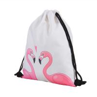 China OEM Women's Drawstring Backpack Lightweight Polyester Knapsack 2000 Pcs MOQ for sale
