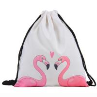 China OEM Women's Drawstring Backpack Lightweight Polyester Knapsack 2000 Pcs MOQ for sale