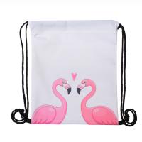 China OEM Women's Drawstring Backpack Lightweight Polyester Knapsack 2000 Pcs MOQ for sale
