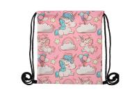 China 39*30cm Canvas Drawstring Bag Backpack Embroidery Printing OEM ODM for sale