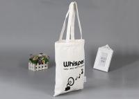 China Leisure Foldable White Cotton Canvas Shopping Tote Eco Friendly for sale