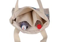 China Custom Cotton Canvas Tote Bag with Zipper 2000pcs MOQ Eco Friendly Shopping Bag for sale