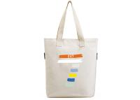 China Foldable Large Canvas Shopping Tote Bag with Zip 2000pcs MOQ Eco Friendly for sale
