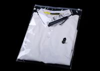 China Clear Plastic T Shirt Garment Packaging Bags PE Waterproof Custom Logo 5000 Pcs MOQ for sale
