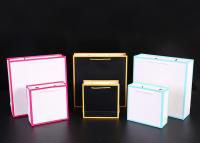 China Colored Brown Kraft Paper Gift Bags with Handles Large Christmas Bags 2000pcs MOQ for sale