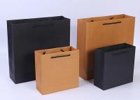 China Custom Kraft Paper Gift Bags with Handles 2000pcs MOQ Eco Friendly Durable Shopping Bags for sale