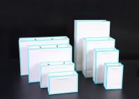 China Custom White Paper Gift Bags with Handles for Christmas 2000 pcs MOQ for sale
