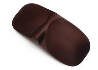 China Custom Printed Foam 3D Sleeping Eye Mask Ergonomic Night Eye Mask for sale