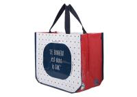 China Non Woven Canvas Tote Shopper Bag Multi - Purpose Silk Screen / Transfer Printed for sale