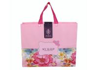 China Foldable Canvas Shopping Bags OEM/ODM Custom Design Non Woven Type Reusable for sale