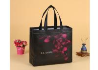 China Custom Printed Foldable Non Woven Fabric Shopping Bags 2000 Pcs MOQ Eco Friendly for sale