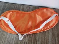 China Adjustable Strap 3D Sleeping Eye Mask Blue Sleep Mask 20.5*9.5cm for sale