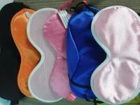 China Adjustable Strap 3D Sleeping Eye Mask Blue Sleep Mask 20.5*9.5cm for sale