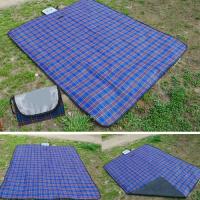 China OEM Foldable Waterproof Picnic Mat 200x150cm Fleece PEVA Outdoor Travel Blanket for sale