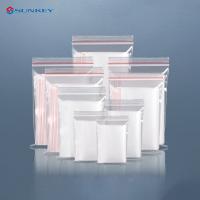 China CPP Plastic Laminated Packaging Bags Clear Pe Zipper Polythene Zip Lock Bags for sale