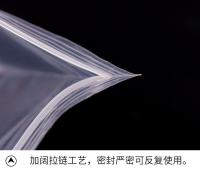 China CPP Plastic Laminated Packaging Bags Clear Pe Zipper Polythene Zip Lock Bags for sale