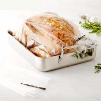 China Disposable Food Safe Microwave Fresh Meat Packaging 12 Microns Cooking Turkey Oven Bag for sale