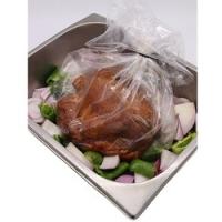 China Disposable Food Safe Microwave Fresh Meat Packaging 12 Microns Cooking Turkey Oven Bag for sale