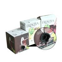 China Customized Logo Print Valve 2L 3L Liquid Filler Wine Bag In Box Packaging for sale