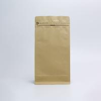 China Custom Printed 250g 500g Kraft Paper Coffee Packaging MOPP Coffee Bean Bags With Valve for sale